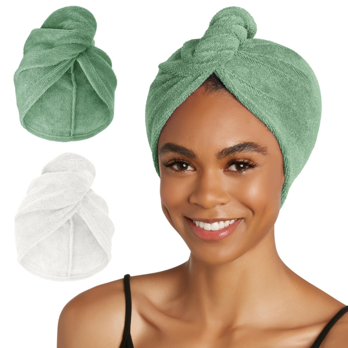 Click here for Turbie Twist Microfiber 2 Pack (Kashmir  Frosted M... prices