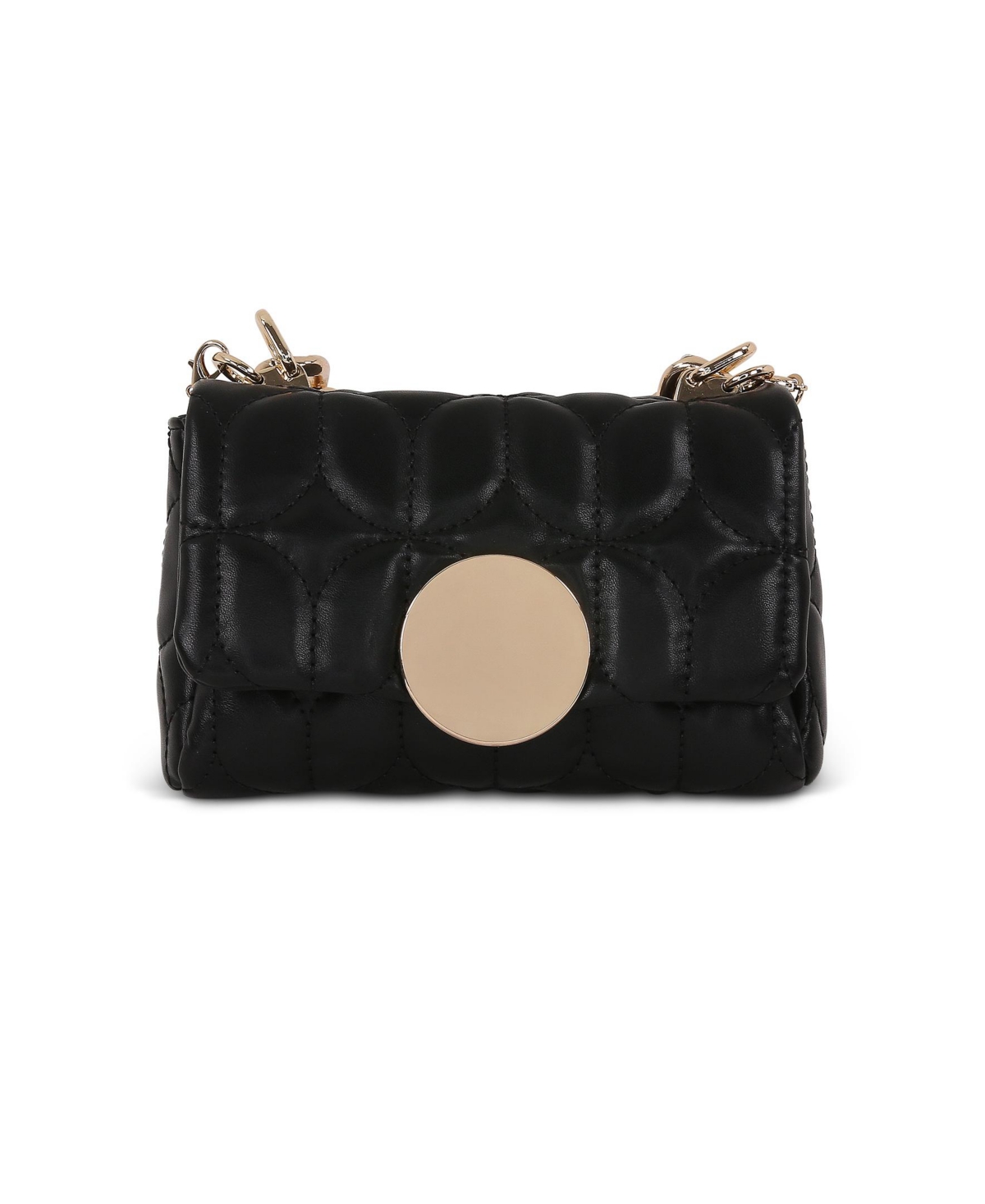 Click here for Jewel Badgley Mischka Womans Tara Quilted Faux Lea... prices