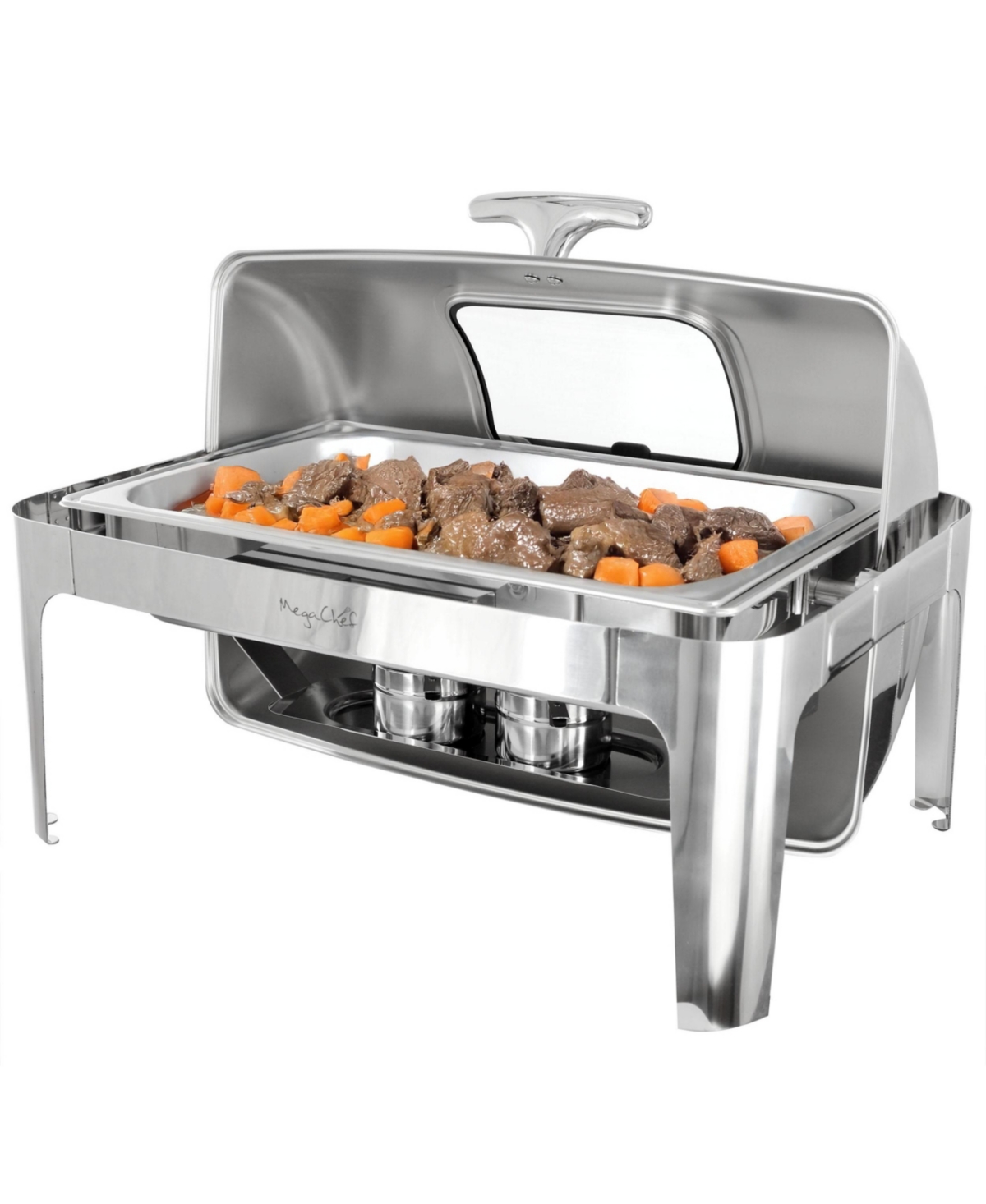 Click here for MegaChef 9.5 Quart Oblong Roll Top Stainless Steel... prices