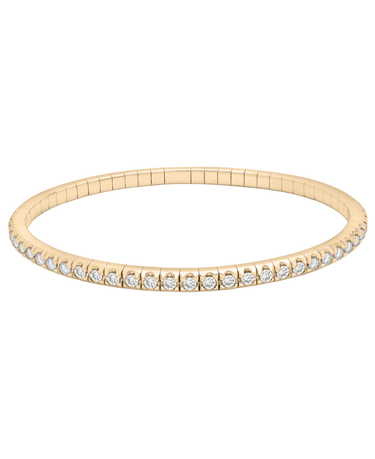 Click here for Macys Diamond Stretchy Bangle (1 ct. t.w.) in 14K... prices