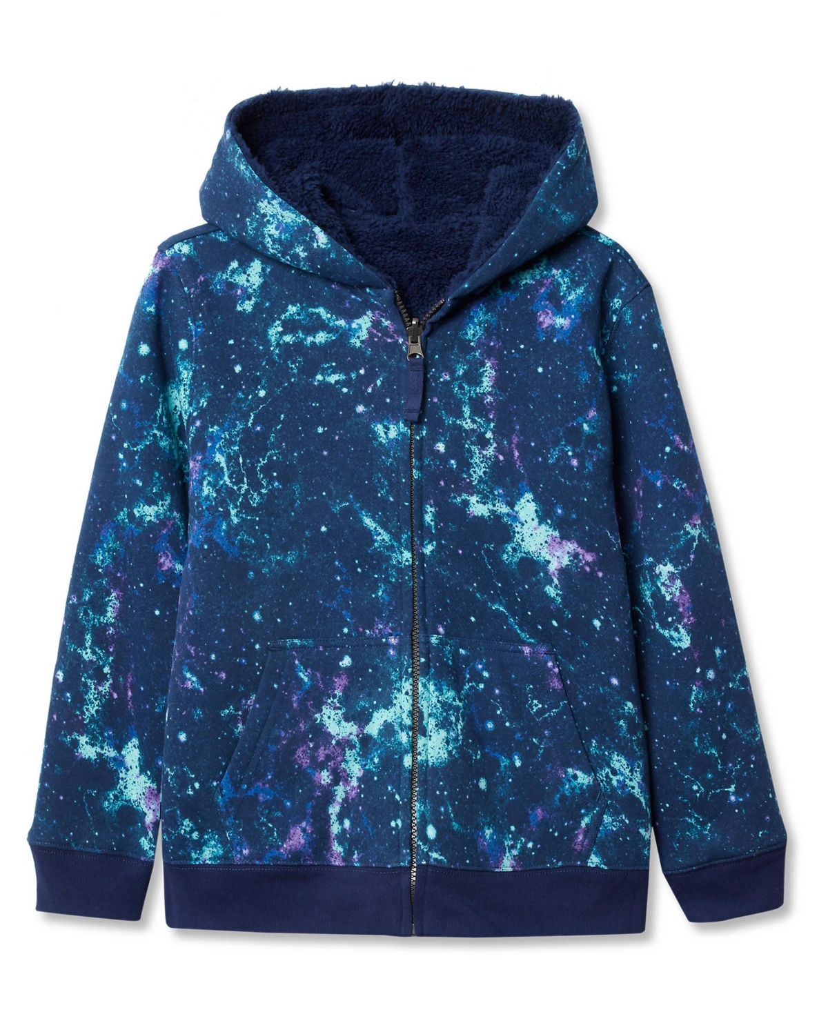 Click here for Lands End Girls Reversible High Pile Fleece Hoodie... prices