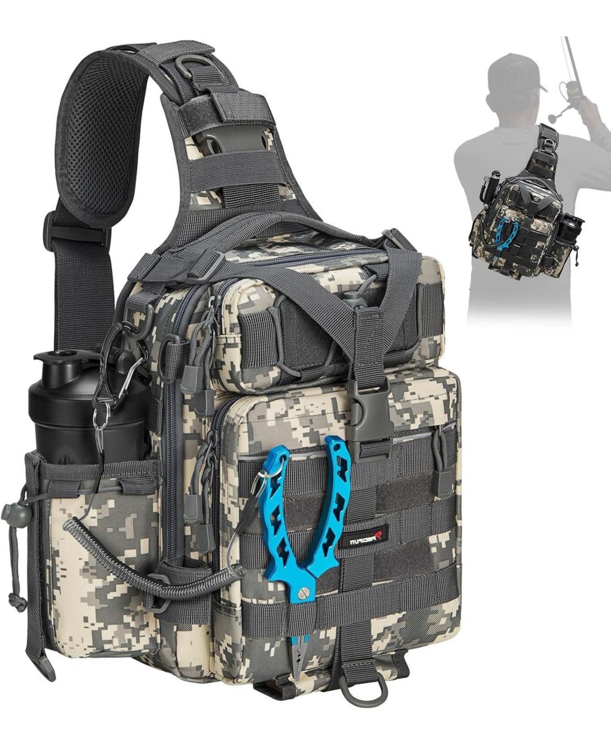 Click here for Fishing Backpack with Rod Holder  Lightweight Slin... prices