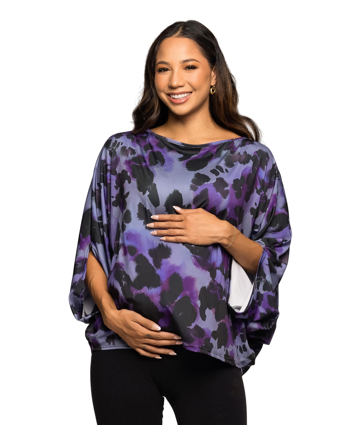 Click here for 24seven Comfort Apparel Womens Maternity Boat Neck... prices