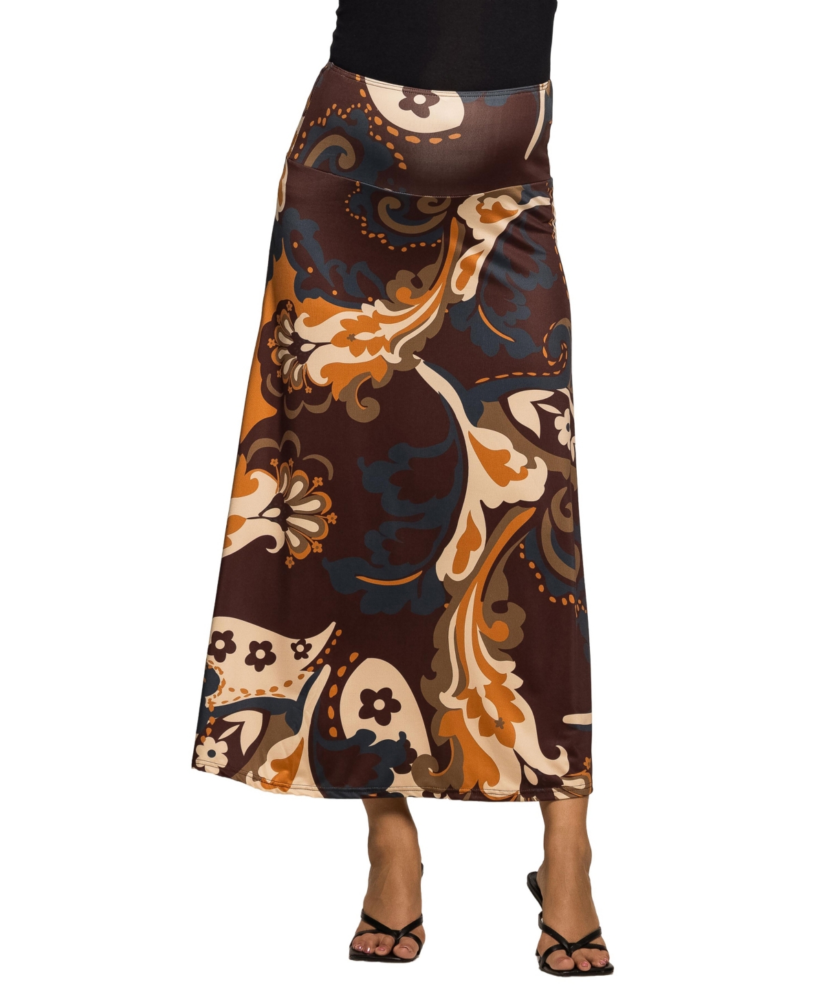 Click here for 24seven Comfort Apparel Womens Maternity Elastic W... prices