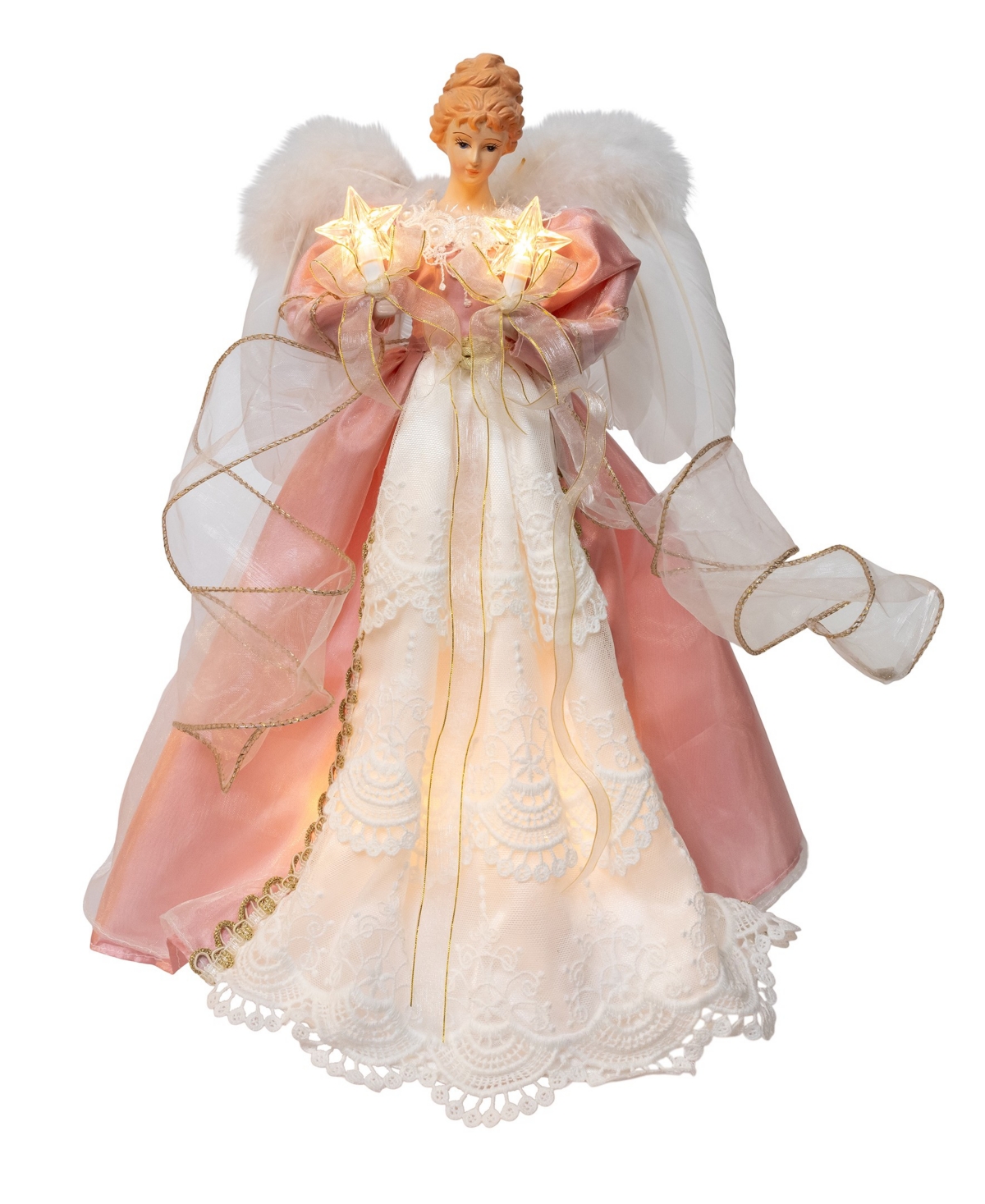 Click here for Kurt Adler 14-Inch Angel Tree Topper - Multi prices
