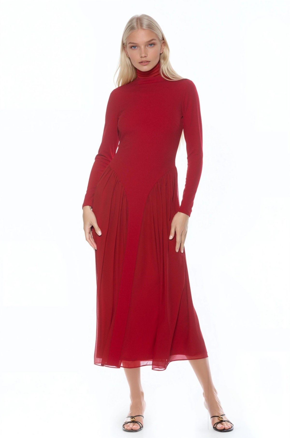 Click here for Alexia Admor Womens Odette Dress - Burgundy prices