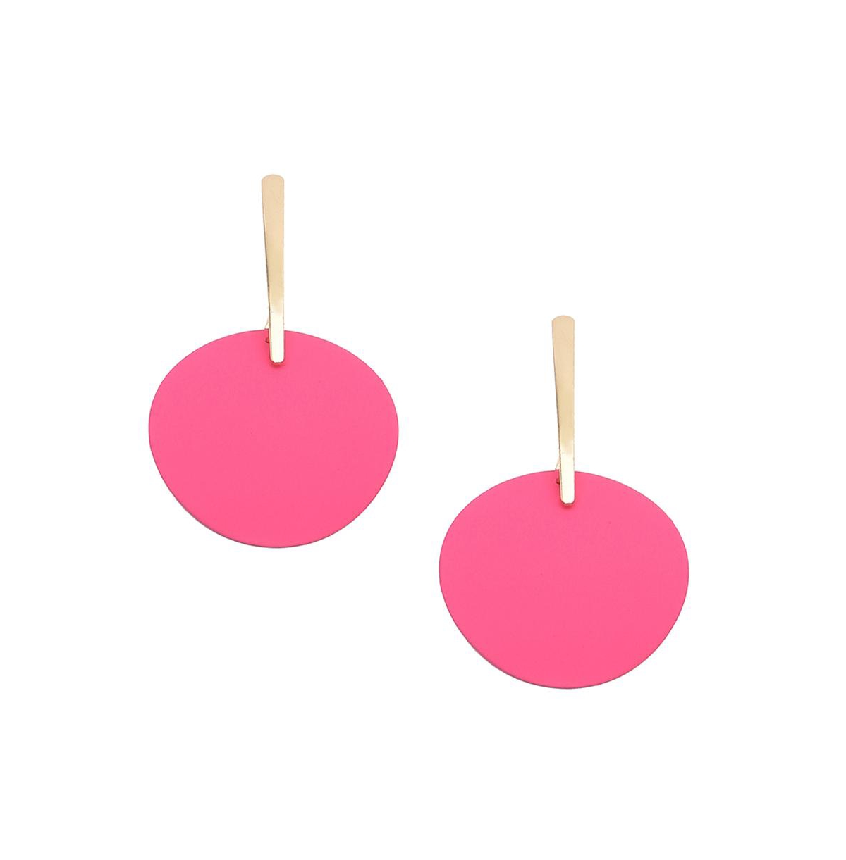 Click here for Sohi Womens Pastel Drop Earrings - Pink prices