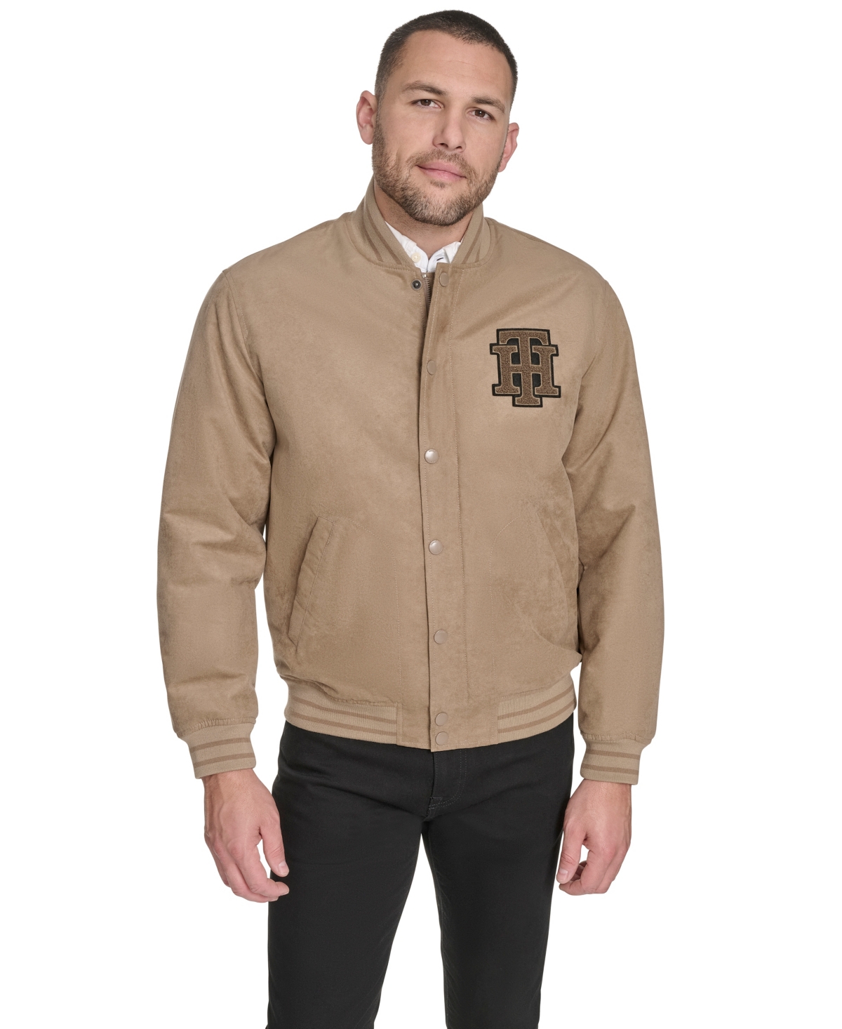 Click here for Tommy Hilfiger Mens Bomber with Patches Jacket - T... prices