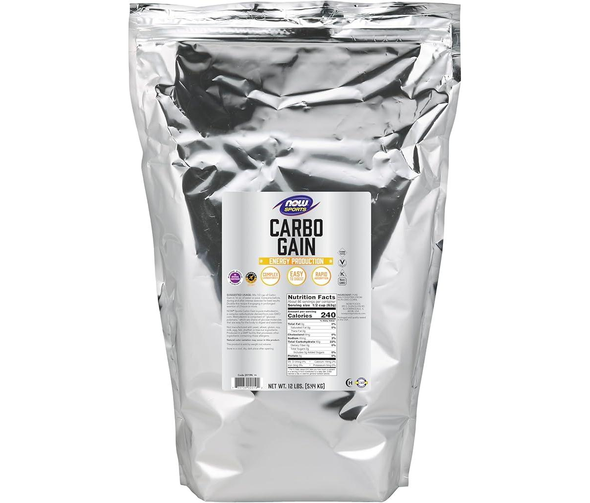 Click here for Now Foods Carbo Gain  12lb prices