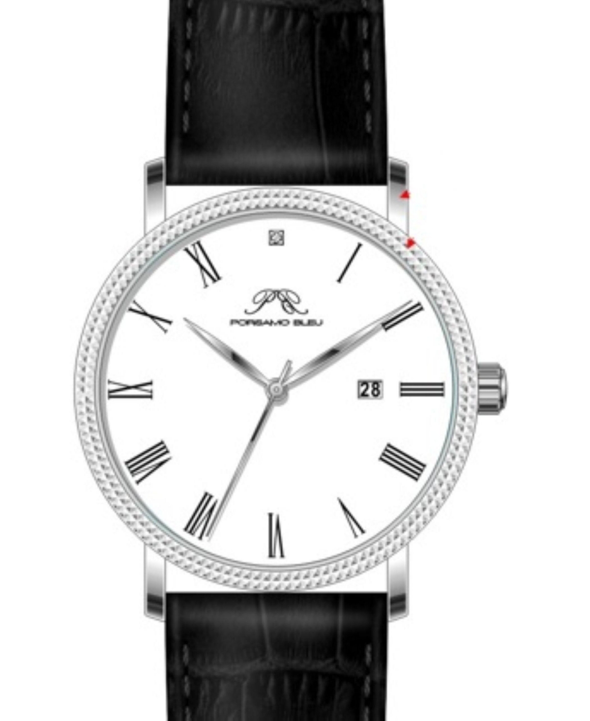 Click here for Porsamo Bleu Mens Veritas 1 Genuine Leather Band W... prices