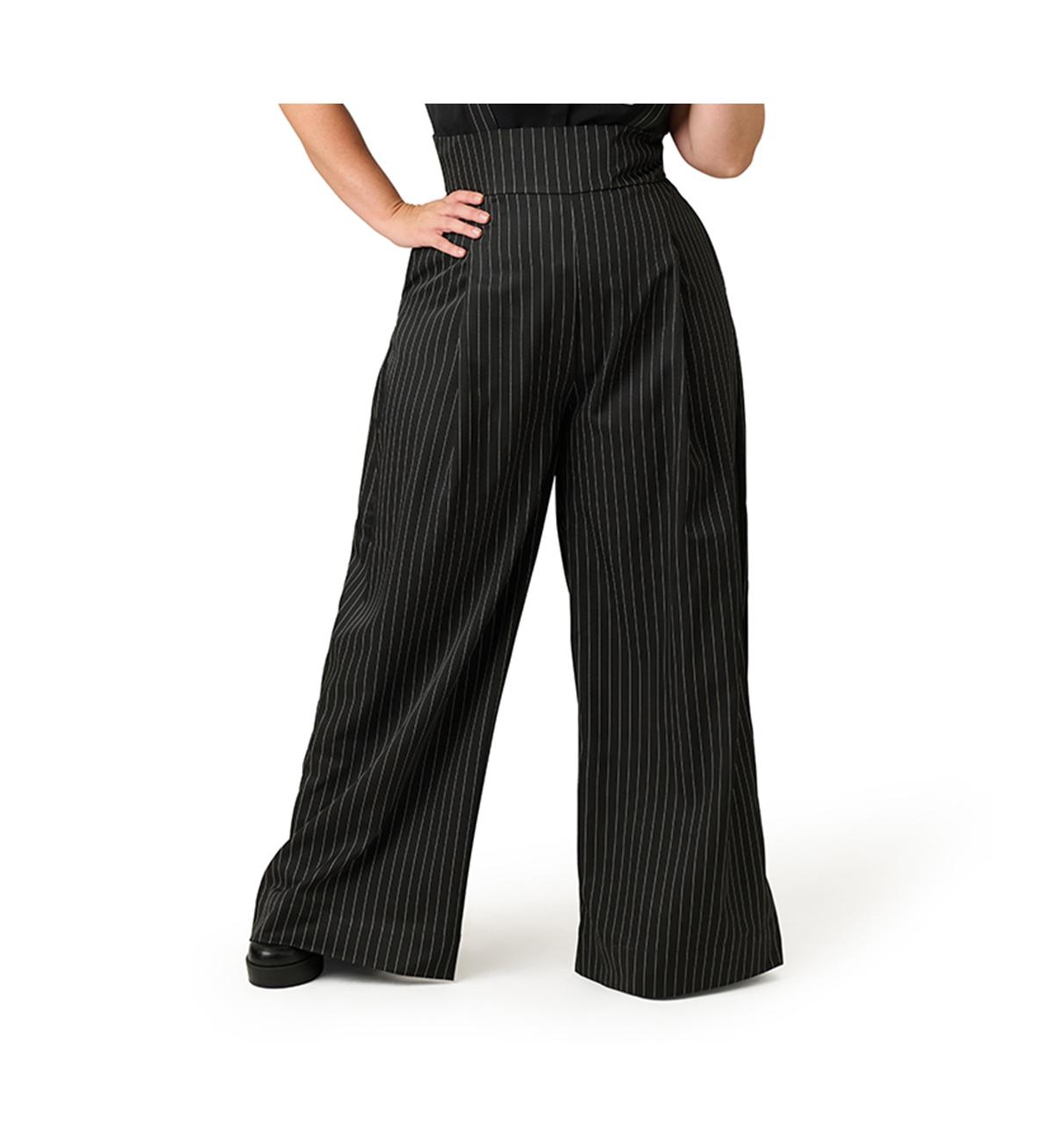 Click here for Unique Vintage Plus Size Wide Leg Rochelle Suspend... prices