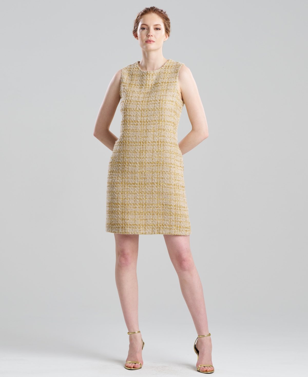 Click here for Natori Womens Sparkle Scoop Neck Dress - champagne prices