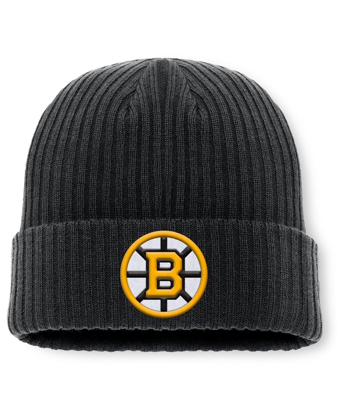 Click here for Fanatics Mens Black Boston Bruins Primary Logo Cuf... prices