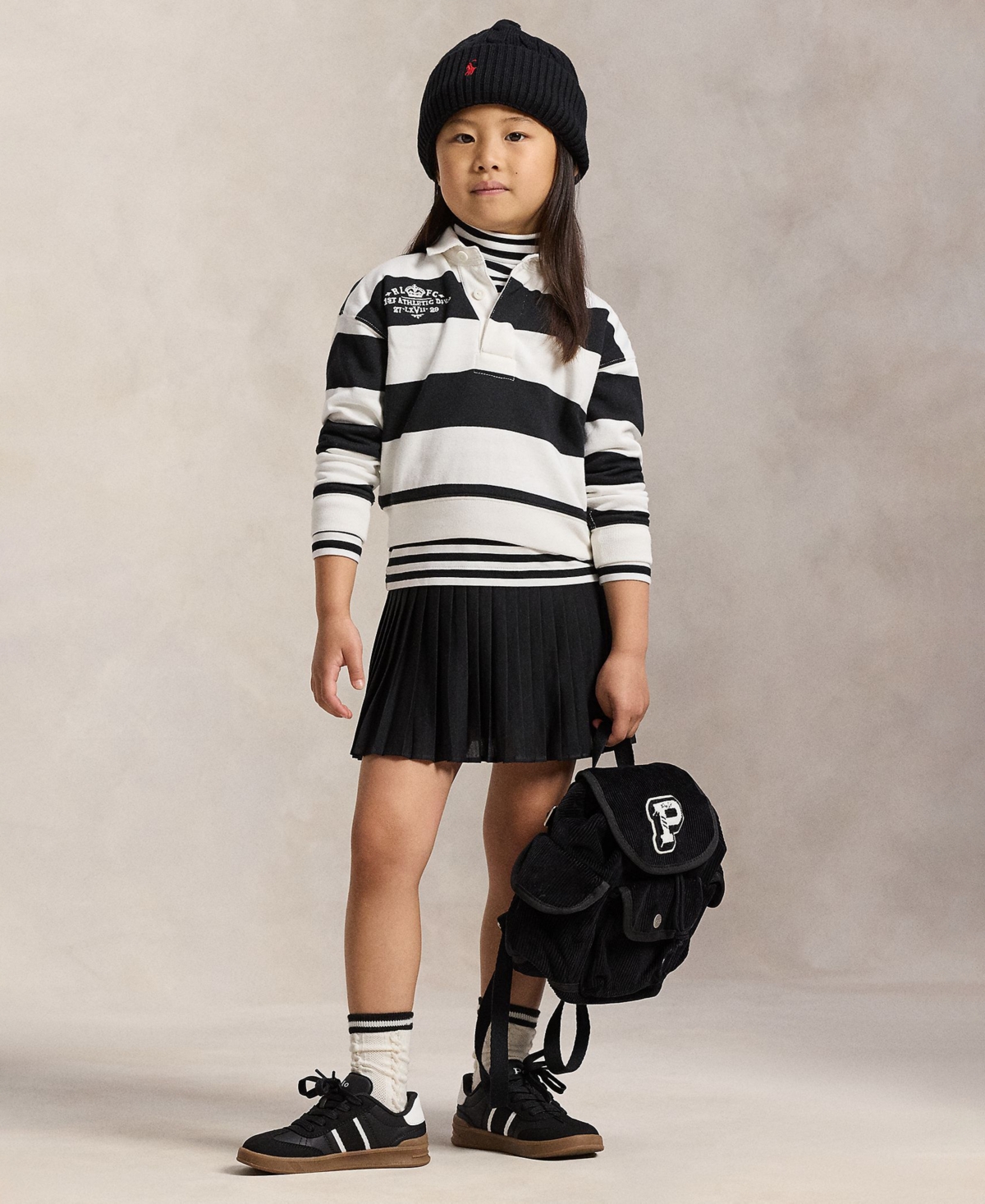 Click here for Polo Ralph Lauren Girls 2T-6X Embroidered Rugby Sw... prices