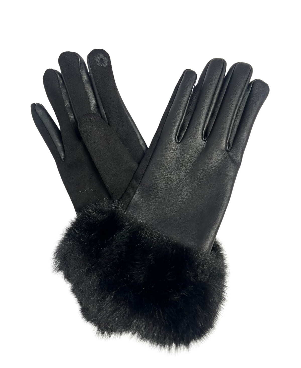 Click here for Marcus Adler Leather Glove With Cuff - Black prices