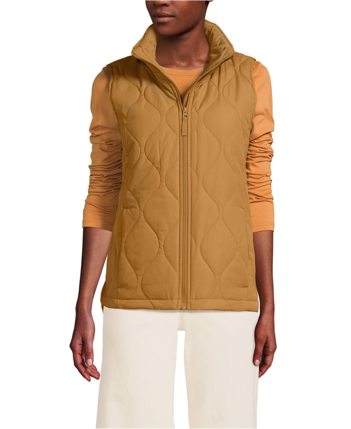 Click here for Lands End Womens FeatherFree Onion Quilted Insulat... prices