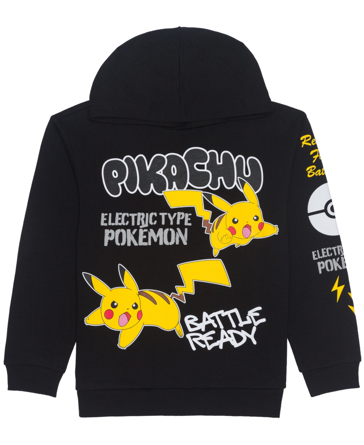 Click here for Pokemon Boys 5-20 Graffiti Detail Long Sleeves Hoo... prices