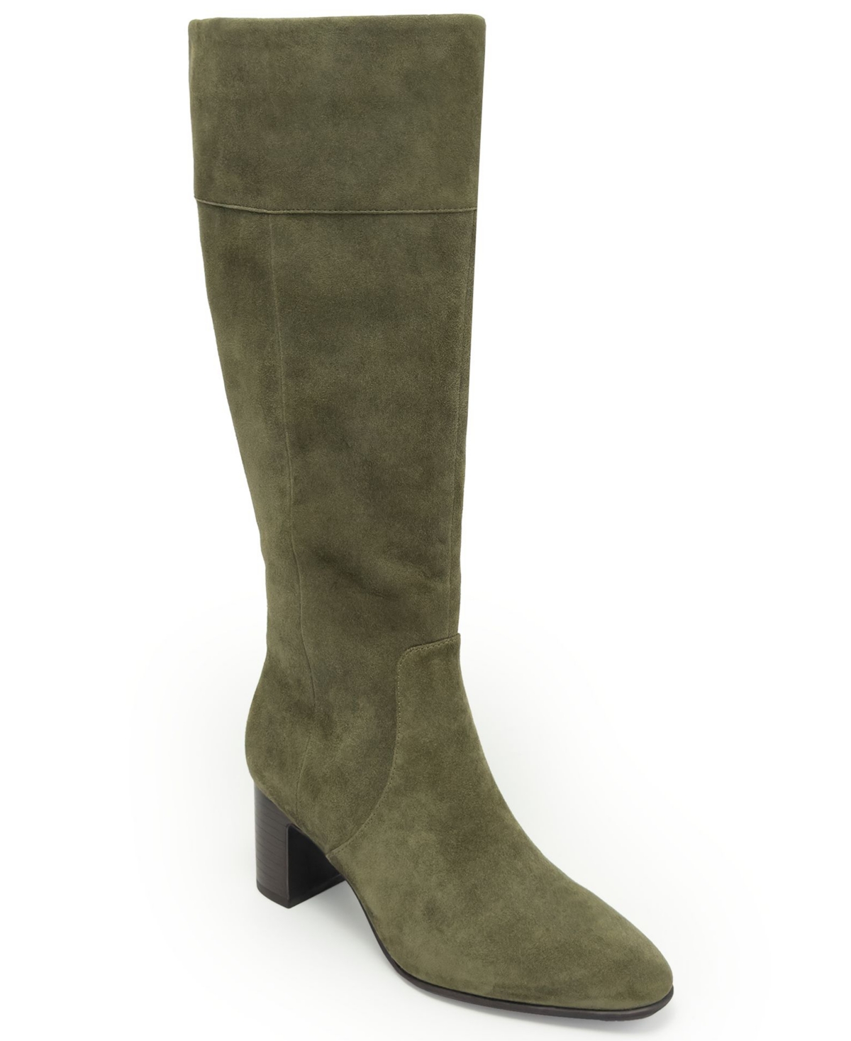 Click here for Aerosoles Womens Minerva Boot - Dark Olive Suede prices