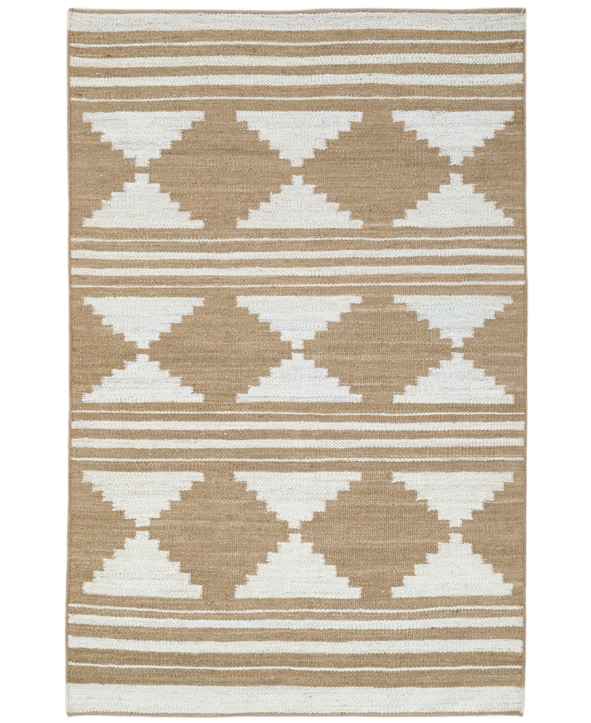 Click here for Obeetee Sona Idris 9x12 Area Rug - Natural prices