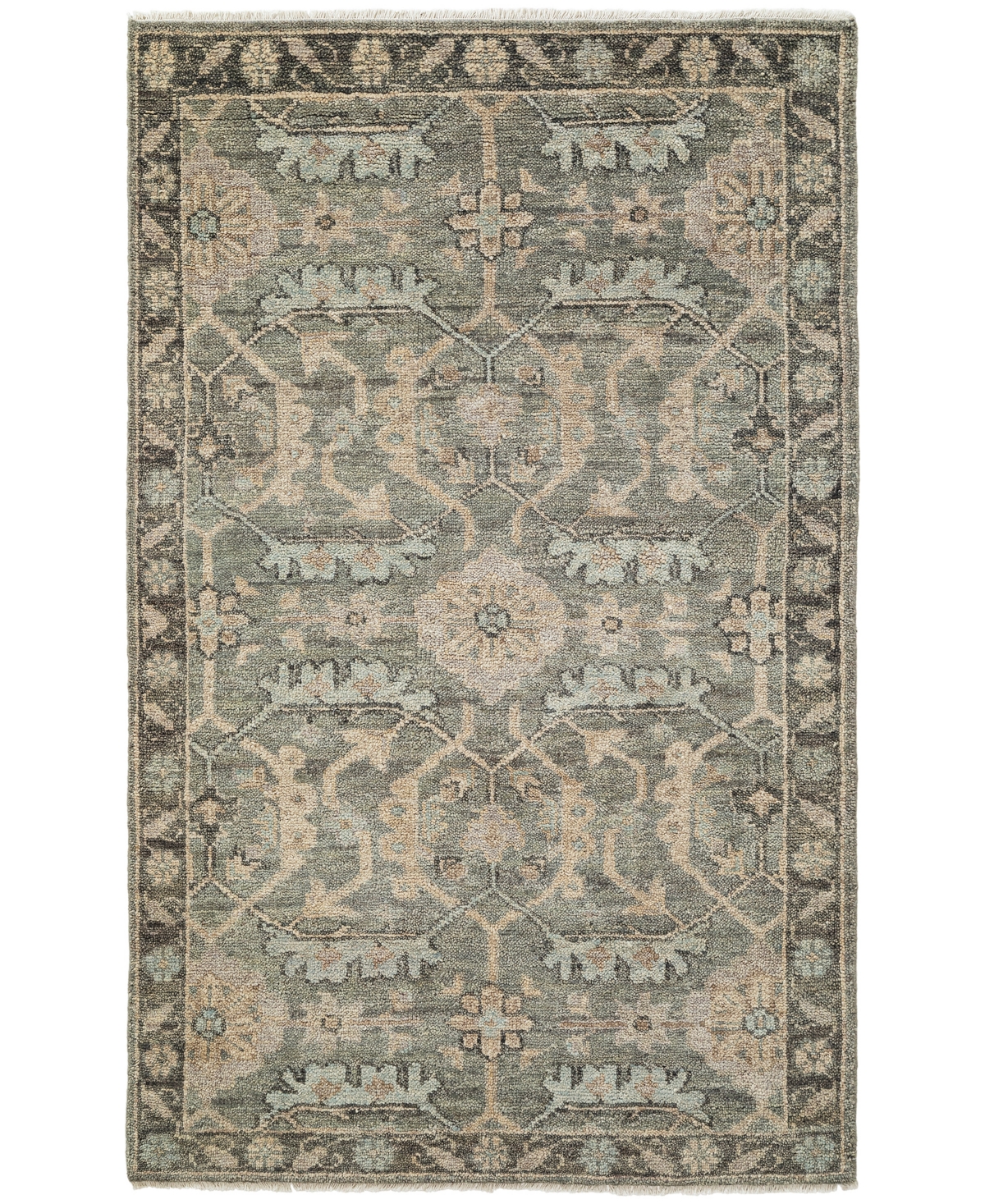 Click here for Obeetee Shirin Dahlia 79x99 Area Rug - Gray prices