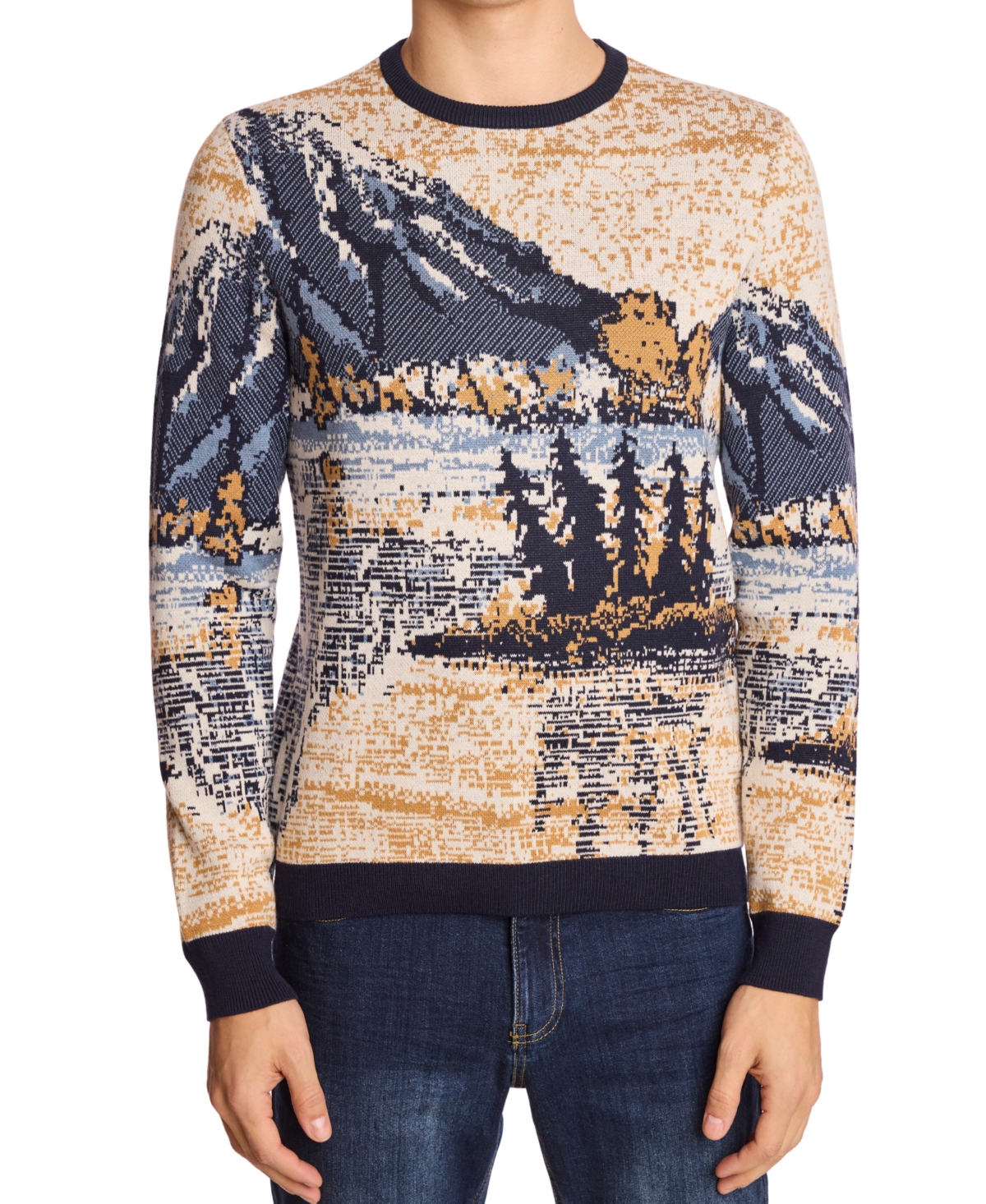 Click here for Paisley & Gray Mens Mountain Retreat Crewneck Swea... prices