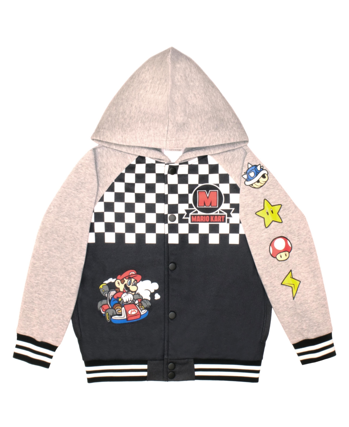 Click here for Mario Kart Big Boys Super Hooded Fleece Graphic Pr... prices