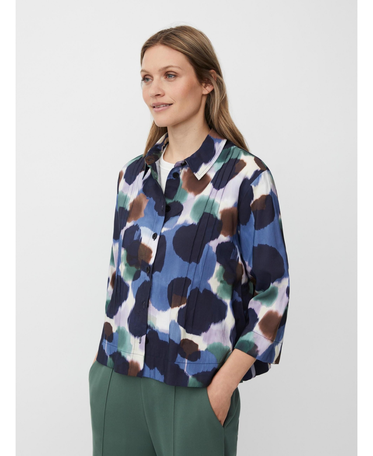 Click here for Masai Copenhagen Womens MaIbilisan Shirt - Navy bl... prices