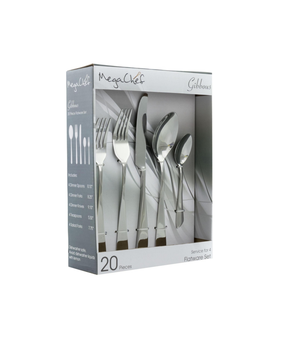 Click here for MegaChef Gibbous 20 Piece Flatware Utensil Set  St... prices