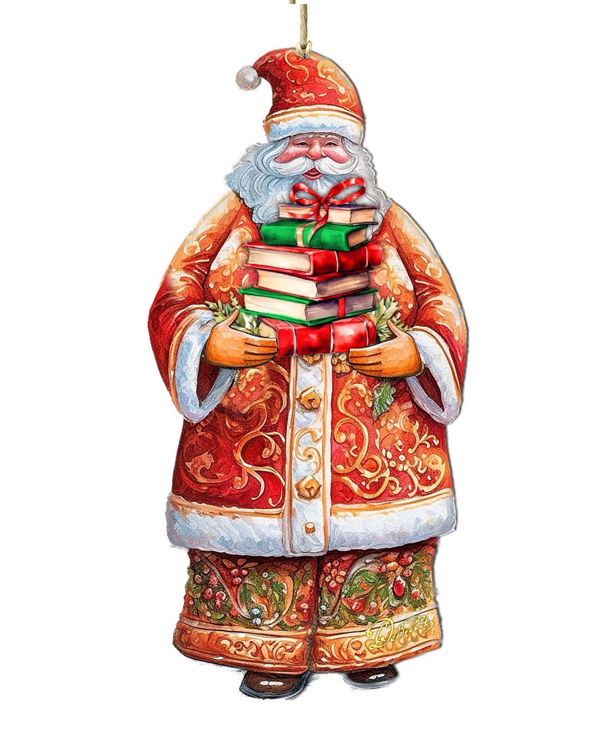 Click here for Designocracy Santas Book Collection Ornament - Mul... prices