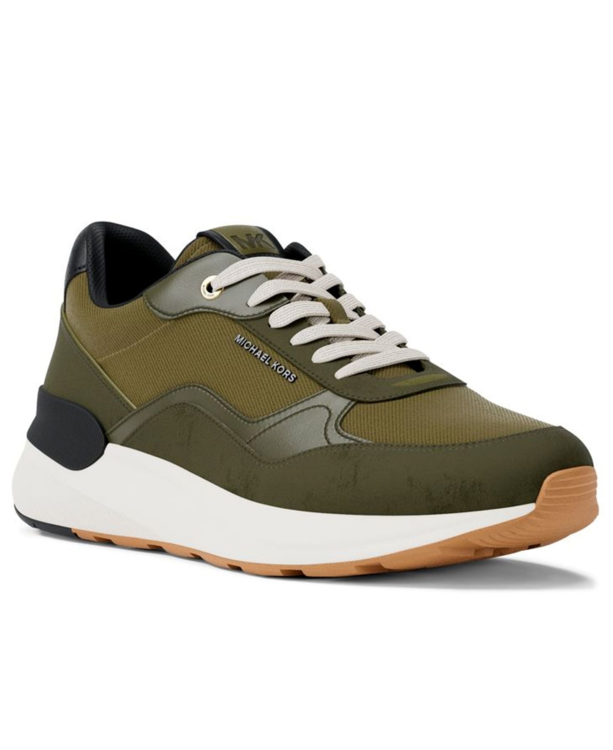 Click here for Michael Kors Mens Trevor Round Toe Lace-Up Trainer... prices