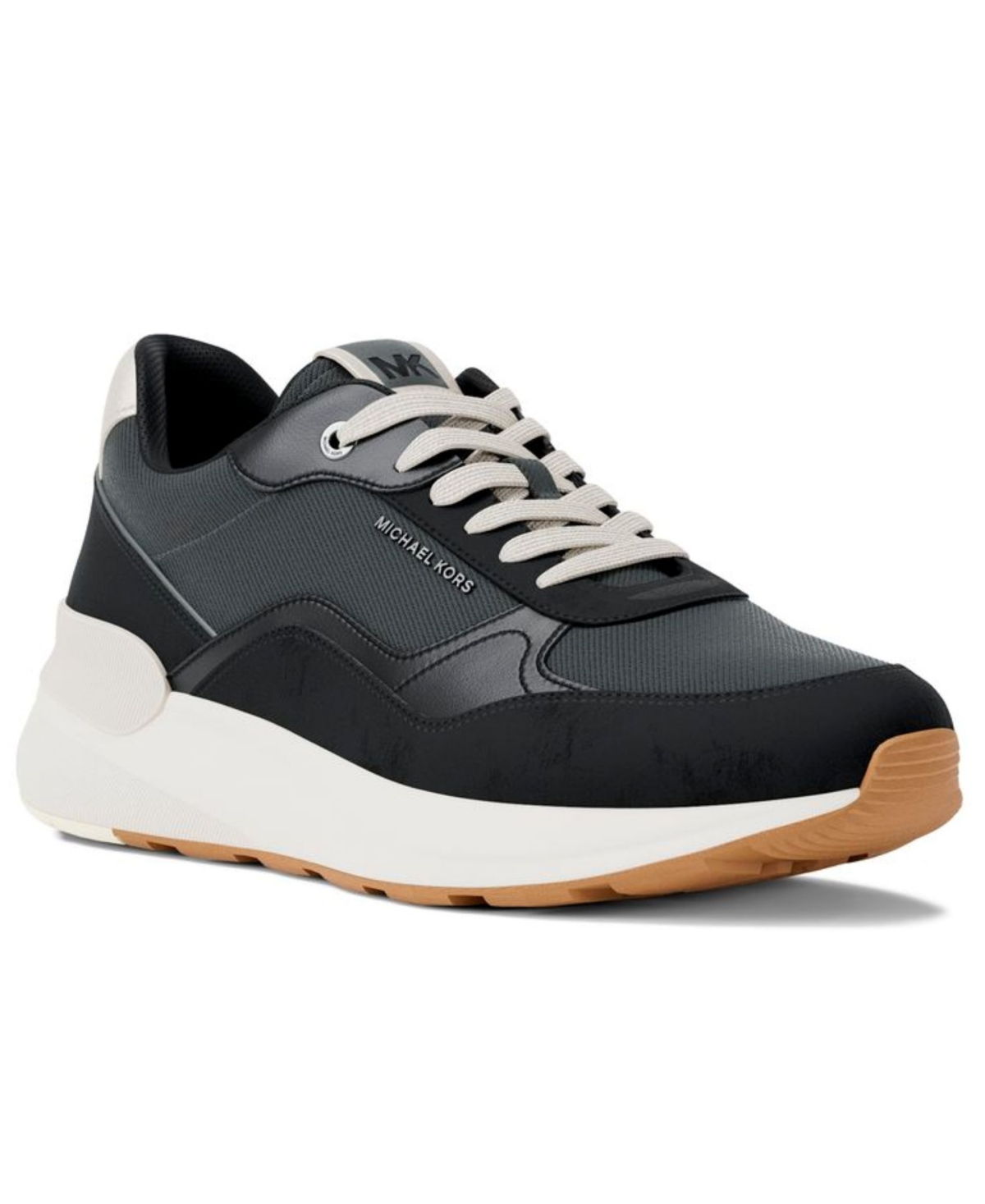 Click here for Michael Kors Mens Trevor Round Toe Lace-Up Trainer... prices