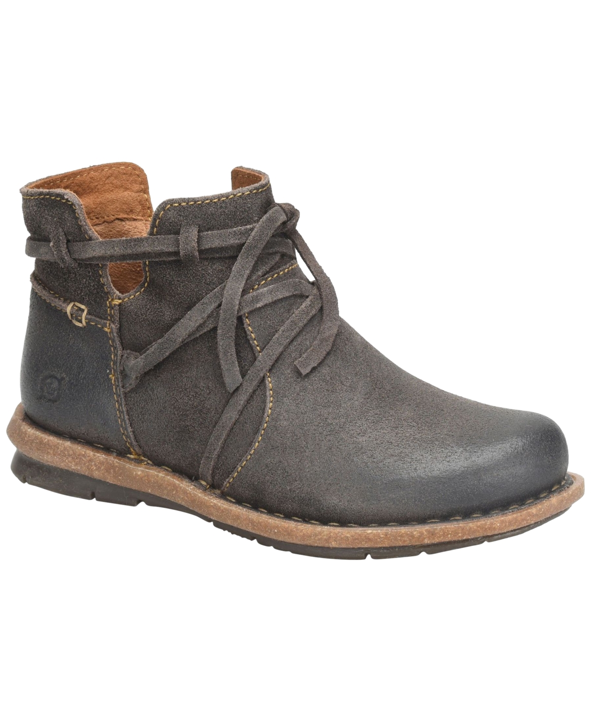 Click here for Born Womens Tarkiln Round Toe Booties - Navy (Indi... prices