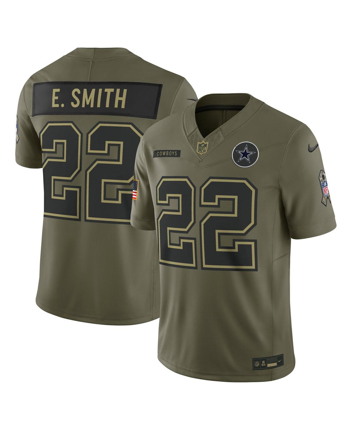 Click here for Nike Mens Emmitt Smith Olive Dallas Cowboys 2025 S... prices