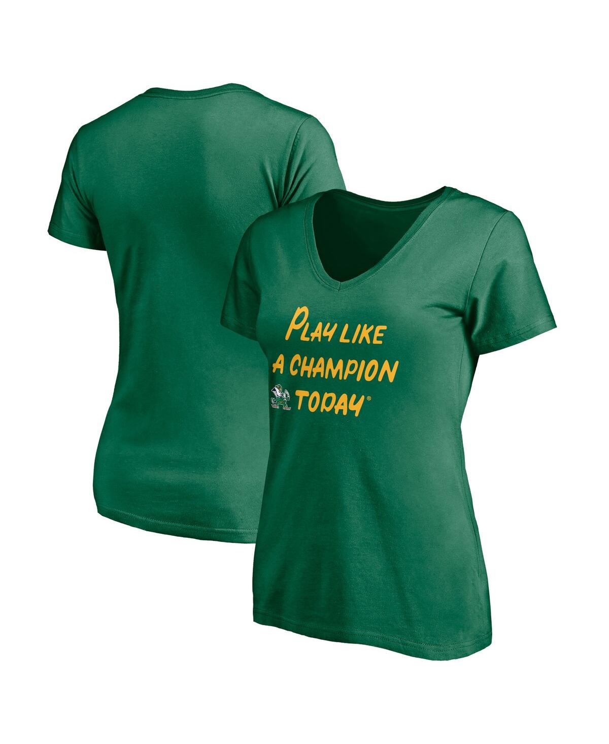 Click here for Fanatics Mto Label Womens Green Notre Dame Fightin... prices