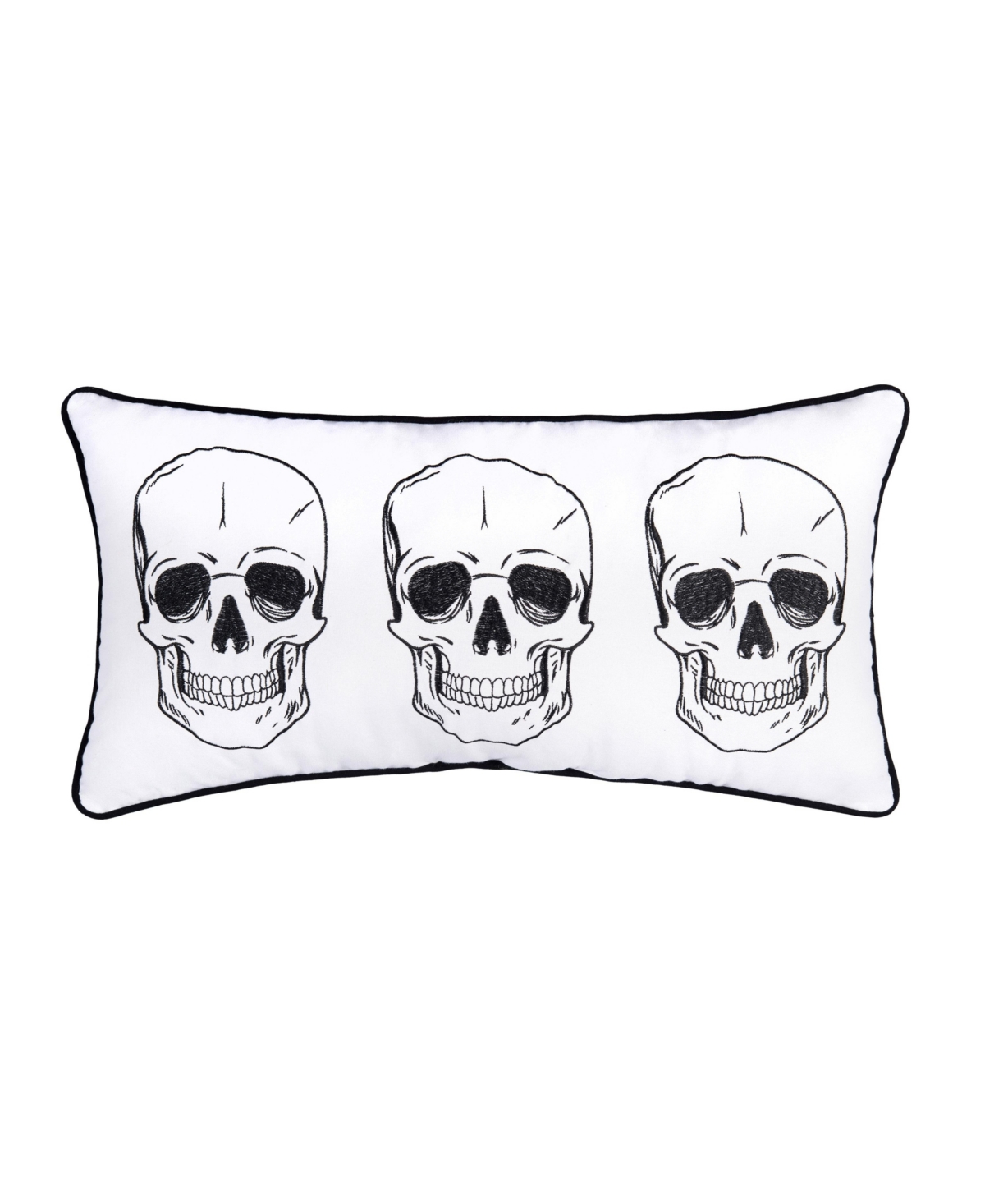 Click here for Triple Skully Skeletons Mini Cotton Blend Hallowee... prices