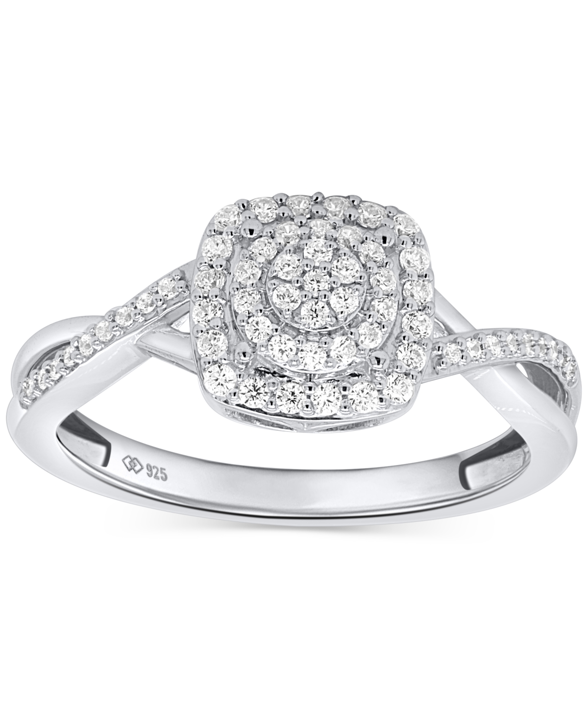 Click here for Promised Love White Diamond Ring (1/4 ct. t.w.) in... prices