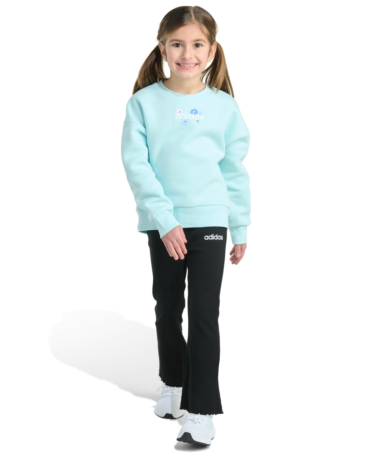 Click here for adidas Toddler and Little Girls 2-Piece Crewneck F... prices