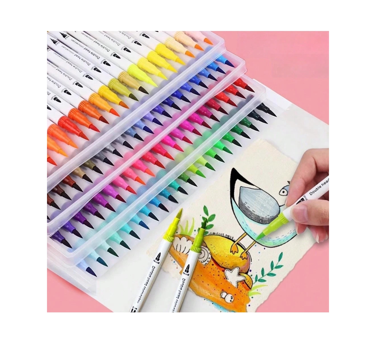 Click here for Htutwoo 80 Colors Drawing Pens Bulk Dual Brush Fin... prices