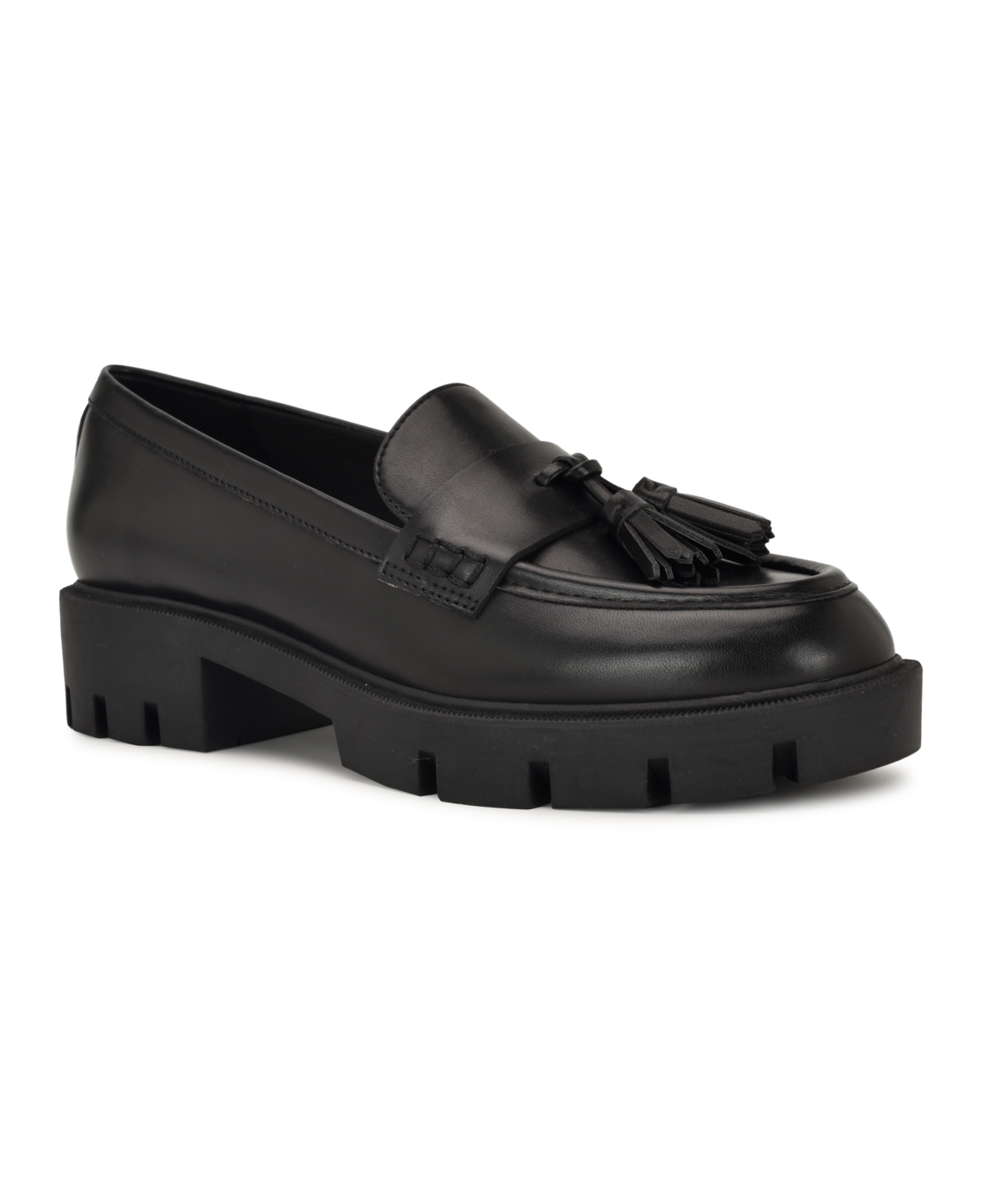 Click here for Nine West Womens Marela Tassel Lug Sole Loafers -... prices