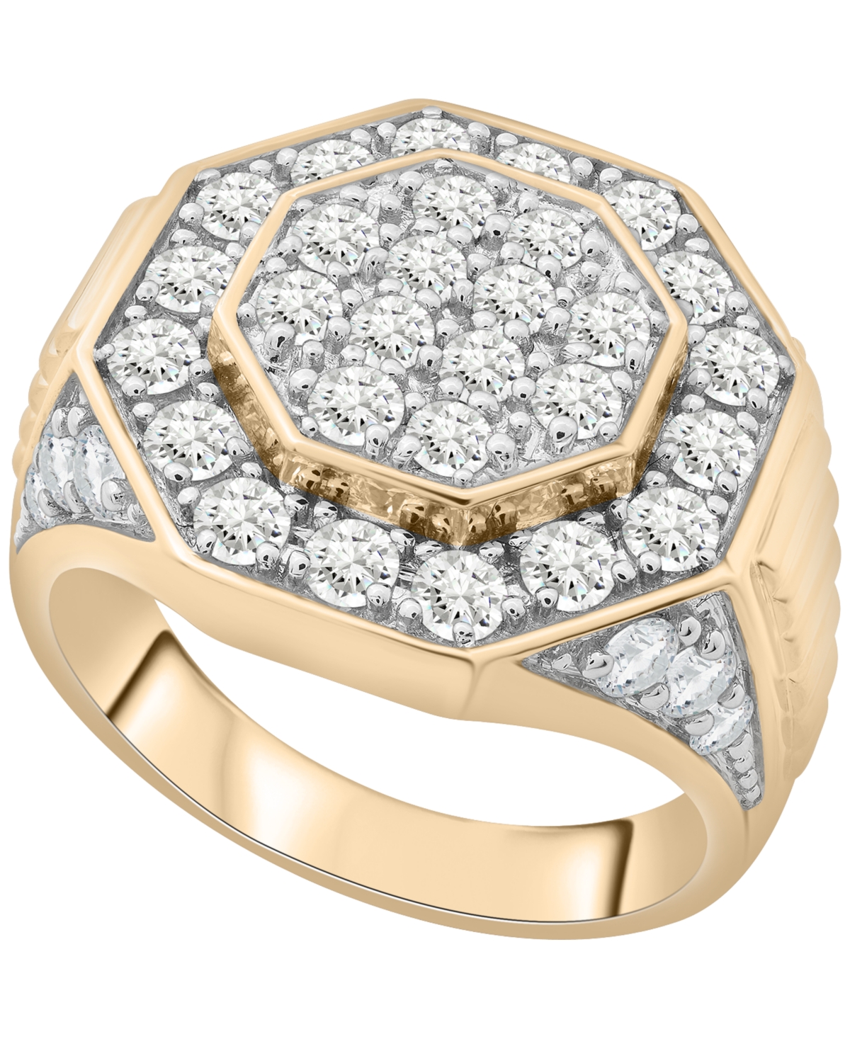 Click here for Macys Mens Diamond (1 ct. t.w.) Ring in 14K Gold P... prices