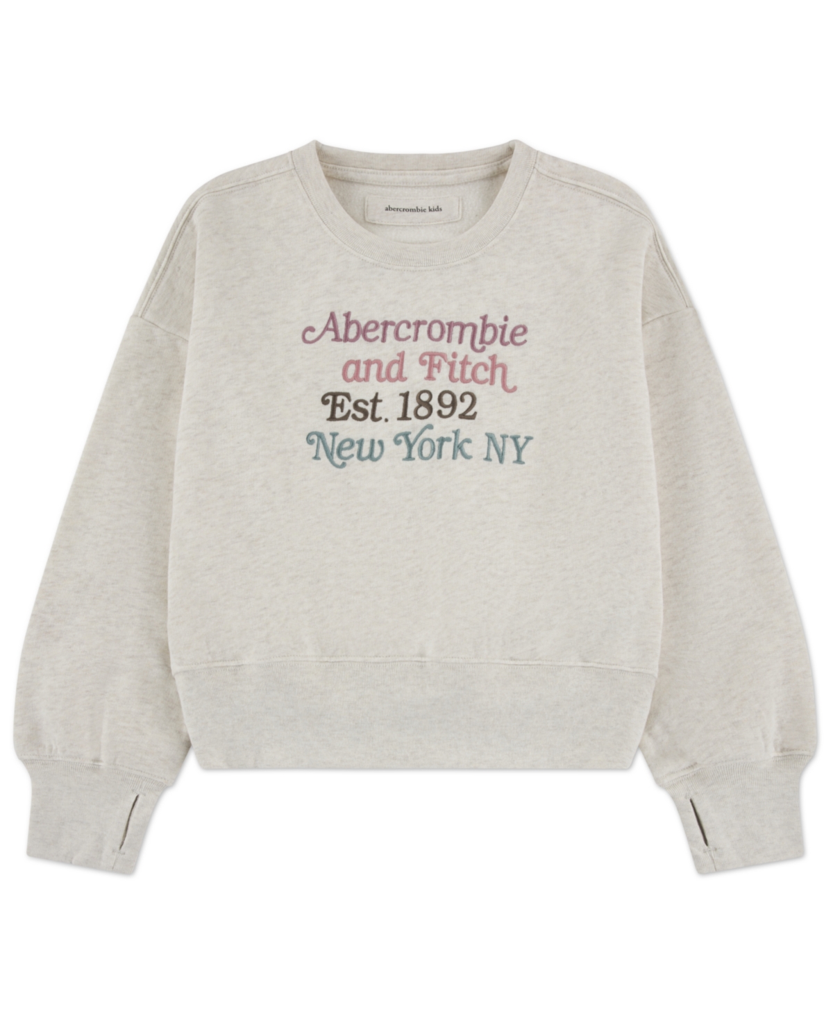 Click here for abercrombie kids Girls Multicolor Logo Crew Sweats... prices
