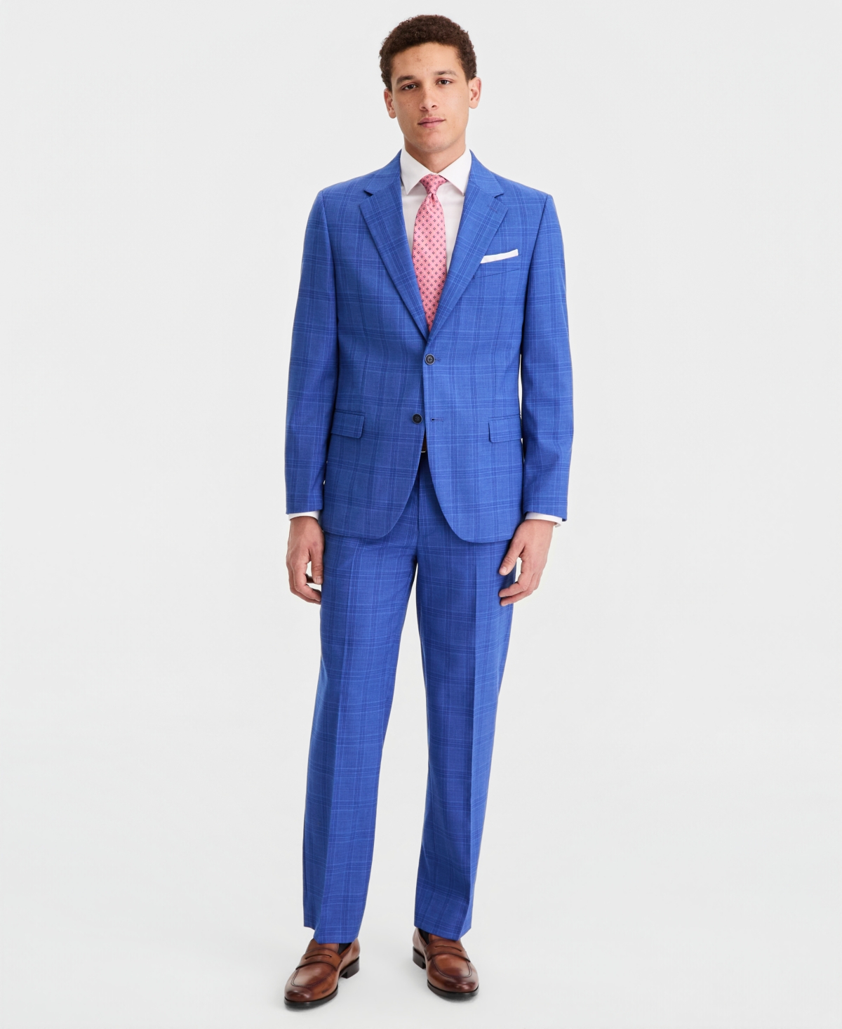 Click here for Nautica Mens Modern-Fit Nested Suit - Blue Pattern prices