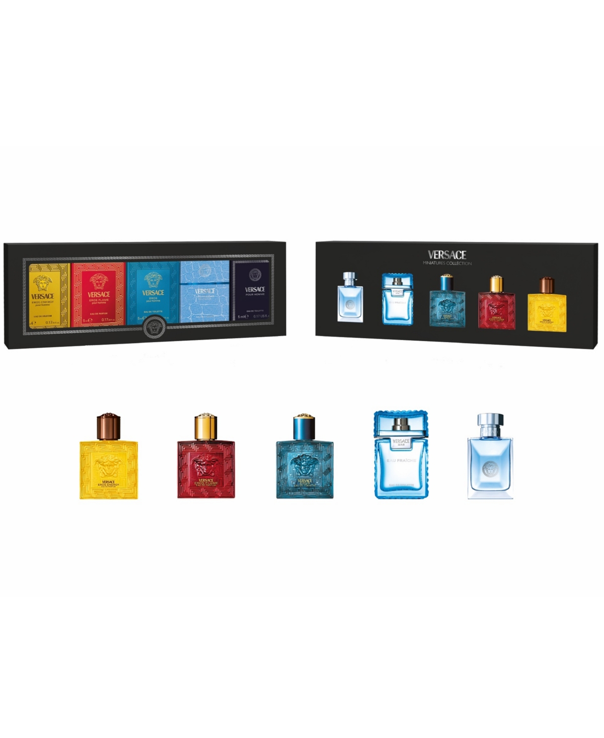 Click here for Versace 5-Pc. Mens Iconic Collection Eau De Parfum... prices