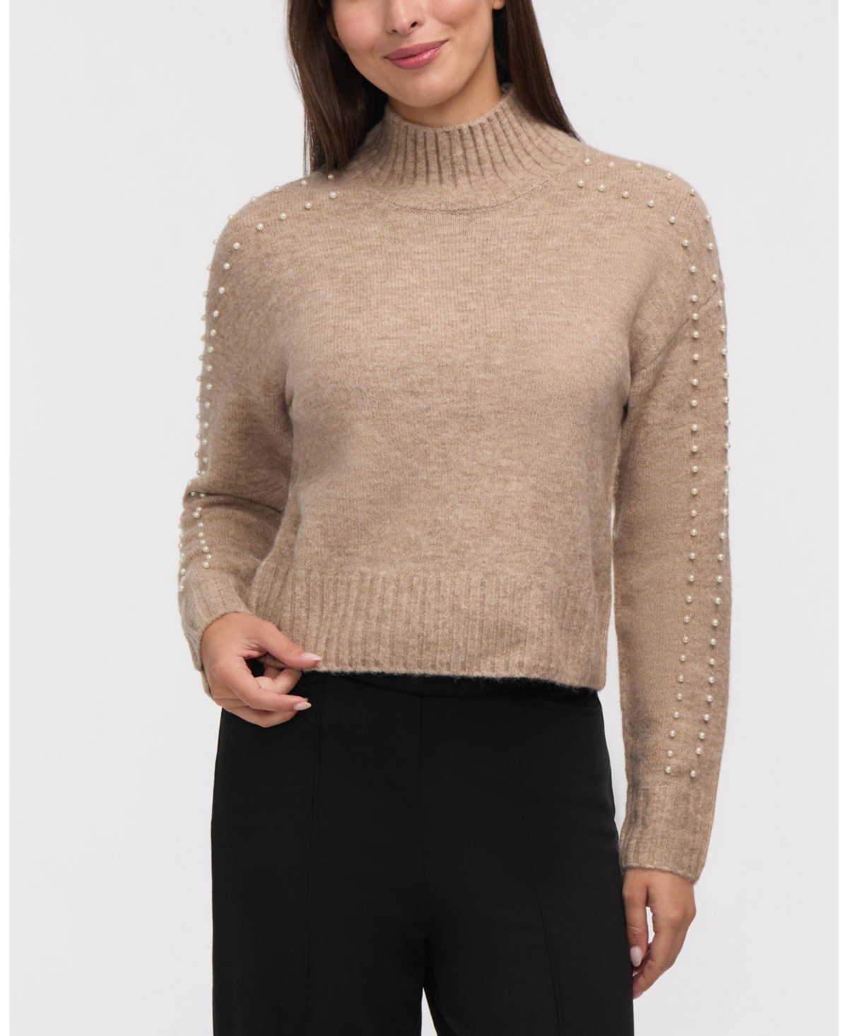 Click here for Ellen Tracy Womens Pearl Embellished Drop Shoulder... prices
