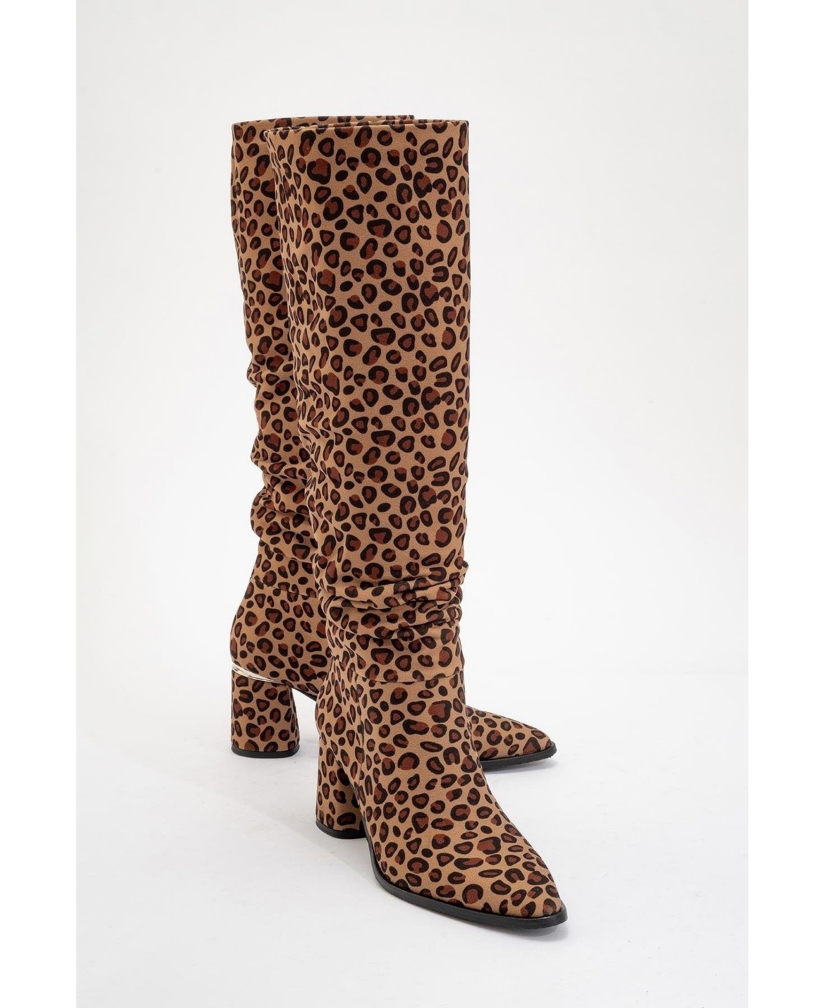 Click here for Prologue Shoes Vianella Block Heel Knee High Boot... prices