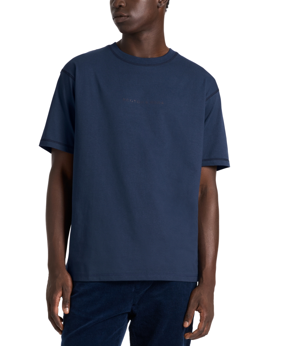 Click here for Scotch & Soda Mens Core Logo Front T-Shirt - Insig... prices