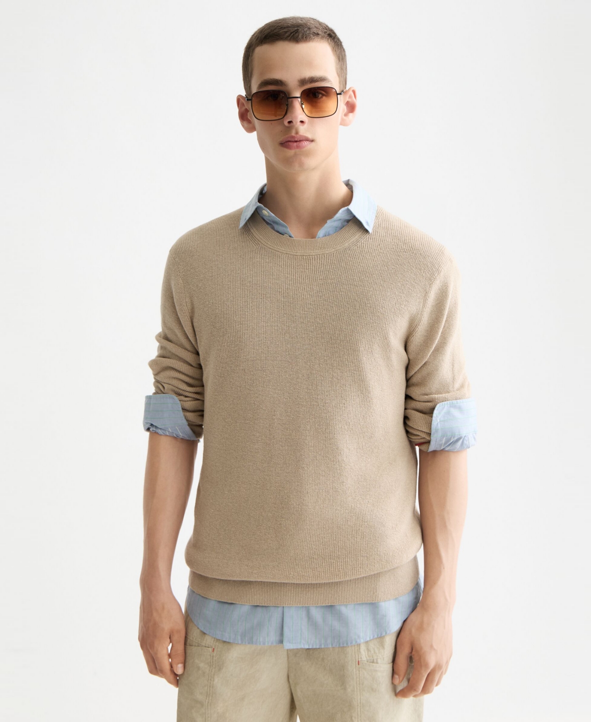 Click here for Scotch & Soda Mens Long Sleeve Crewneck Sweater -... prices