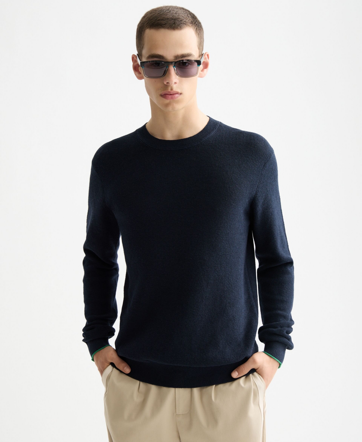 Click here for Scotch & Soda Mens Long Sleeve Crewneck Sweater -... prices