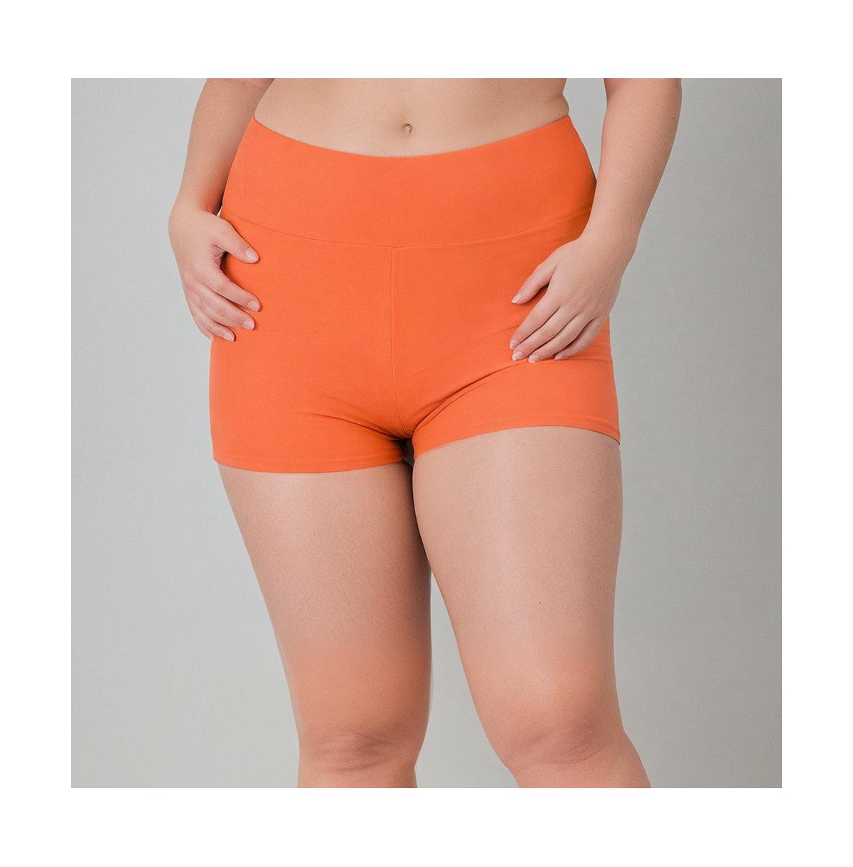 Click here for Calypsa Plus Size Swim Shorts - Coral prices