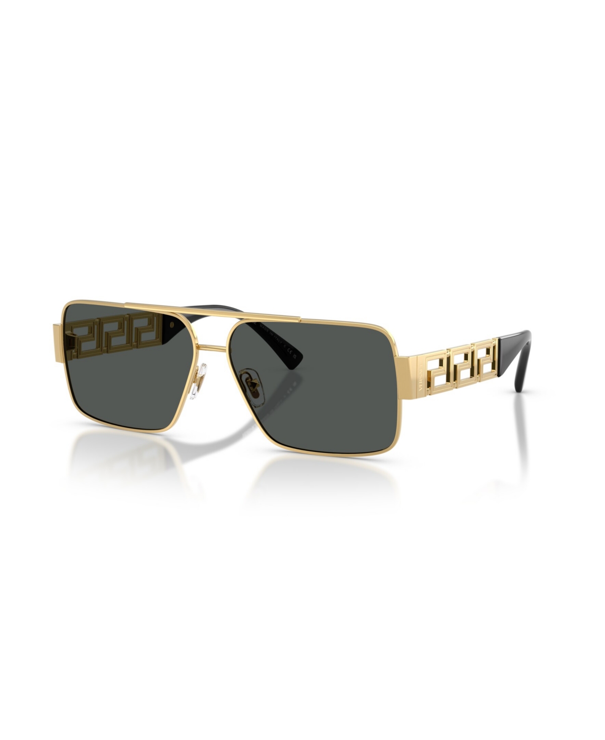 Click here for Versace Mens Rectangle Sunglasses  VE2290 - Gold prices